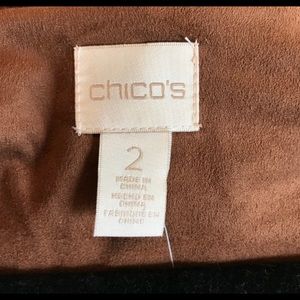 Chico’s | Jackets & Coats | New Chicos Size 2 Large Faux Suede Jacket ...